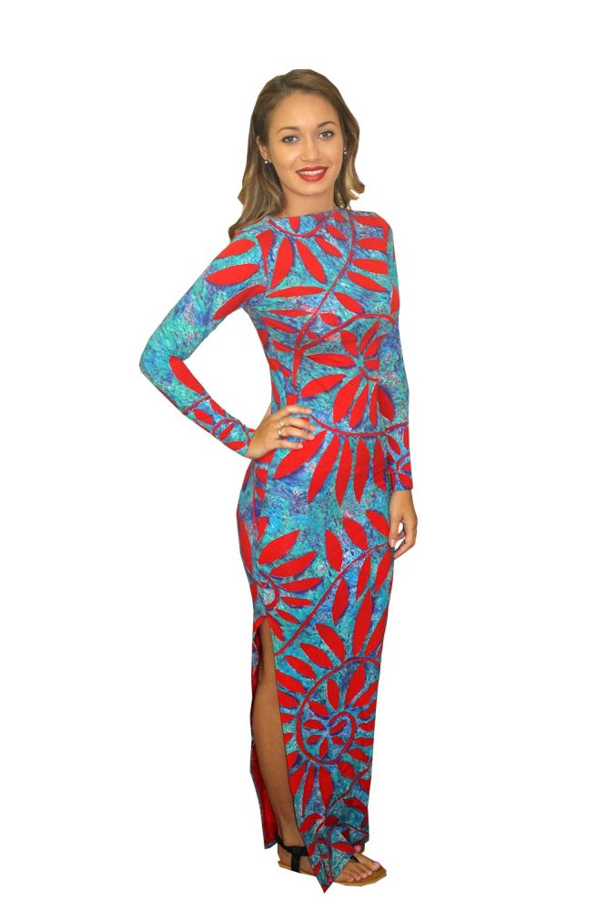 Roti IV Spandex Dress – Pacific Islands Art